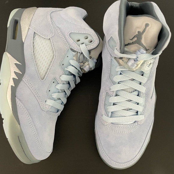 Shoes | Jordan 5 Womens Blue Bird | Poshmark